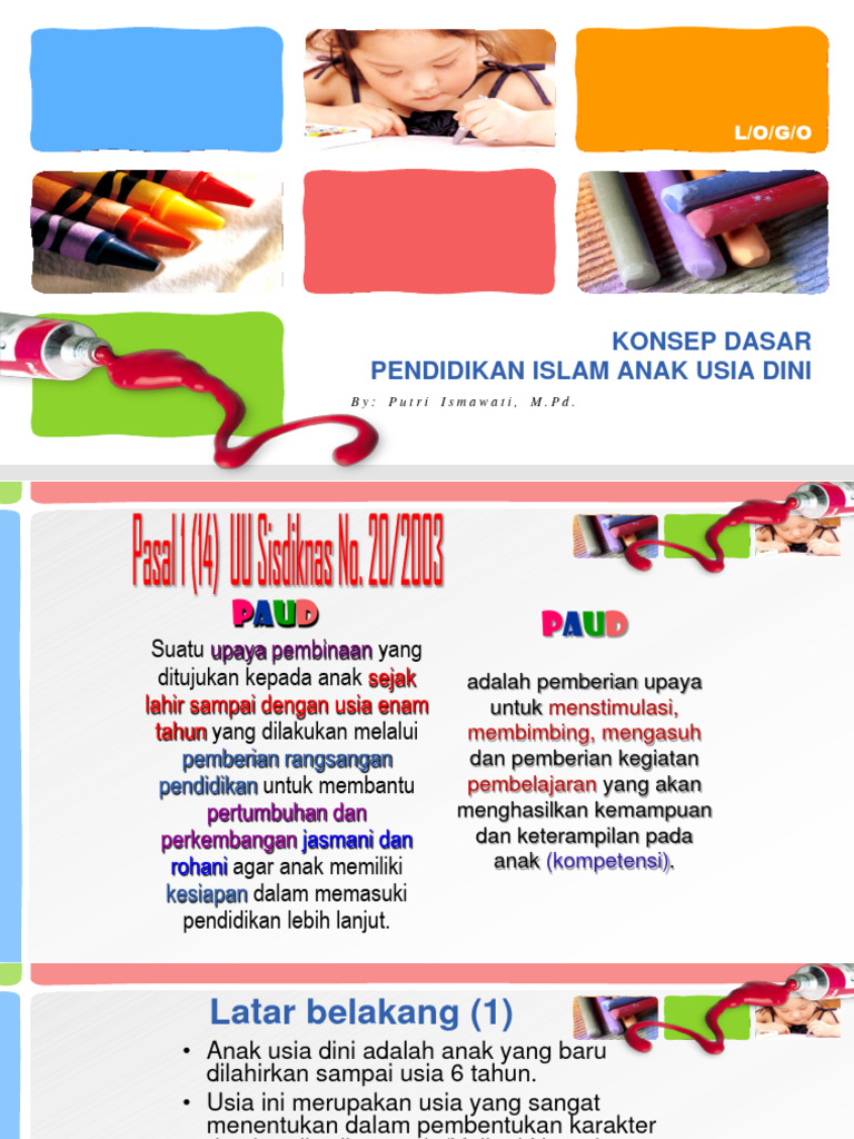 Konsep Dasar Pendidikan Anak Usia Dini | PDF Konsep Dasar Pendidikan Anak Usia Dini | PDF