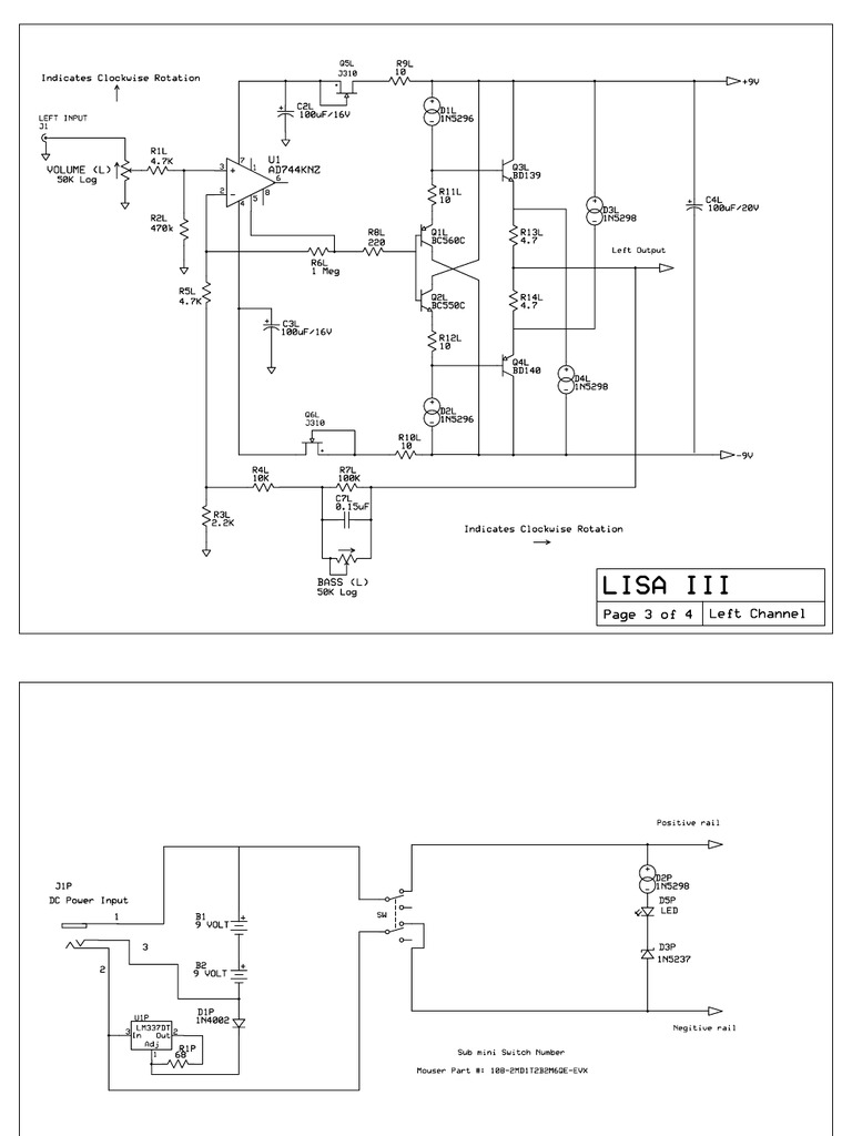 Lisa III Schematics and Specifications | PDF