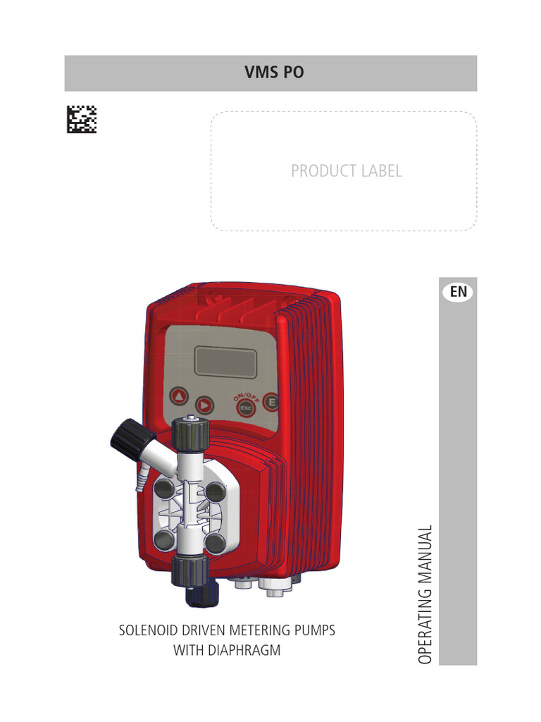 EMEC VMSPO Instruction Manual R1 03 15 | PDF | Pump | Waste