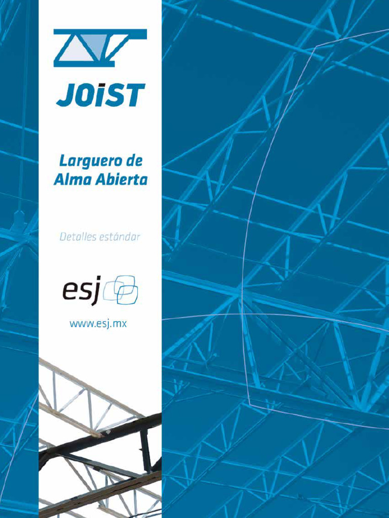 Largueros de Acero ESJ: Detalles Estándar | PDF | Tornillo | Braguero