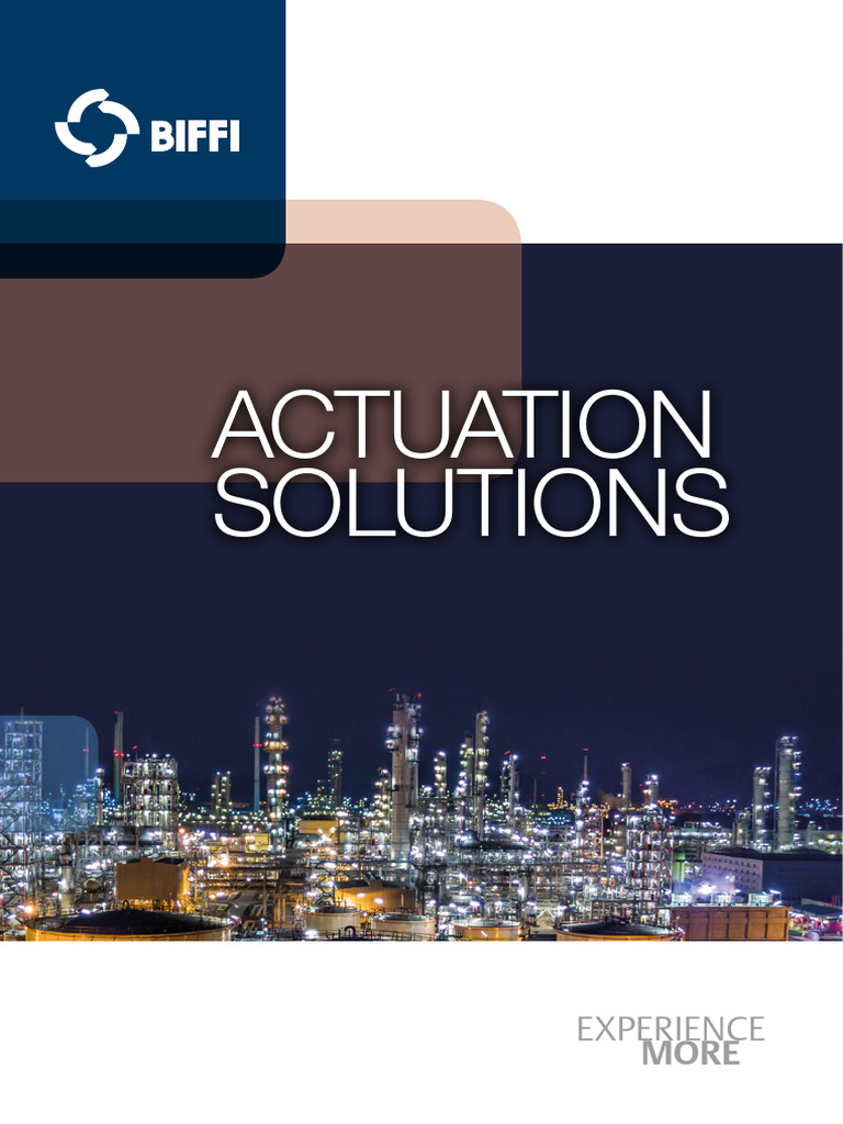 Biffi Actuation Solutions Product Oveview en Us 5236148 | PDF | Actuator | Automation