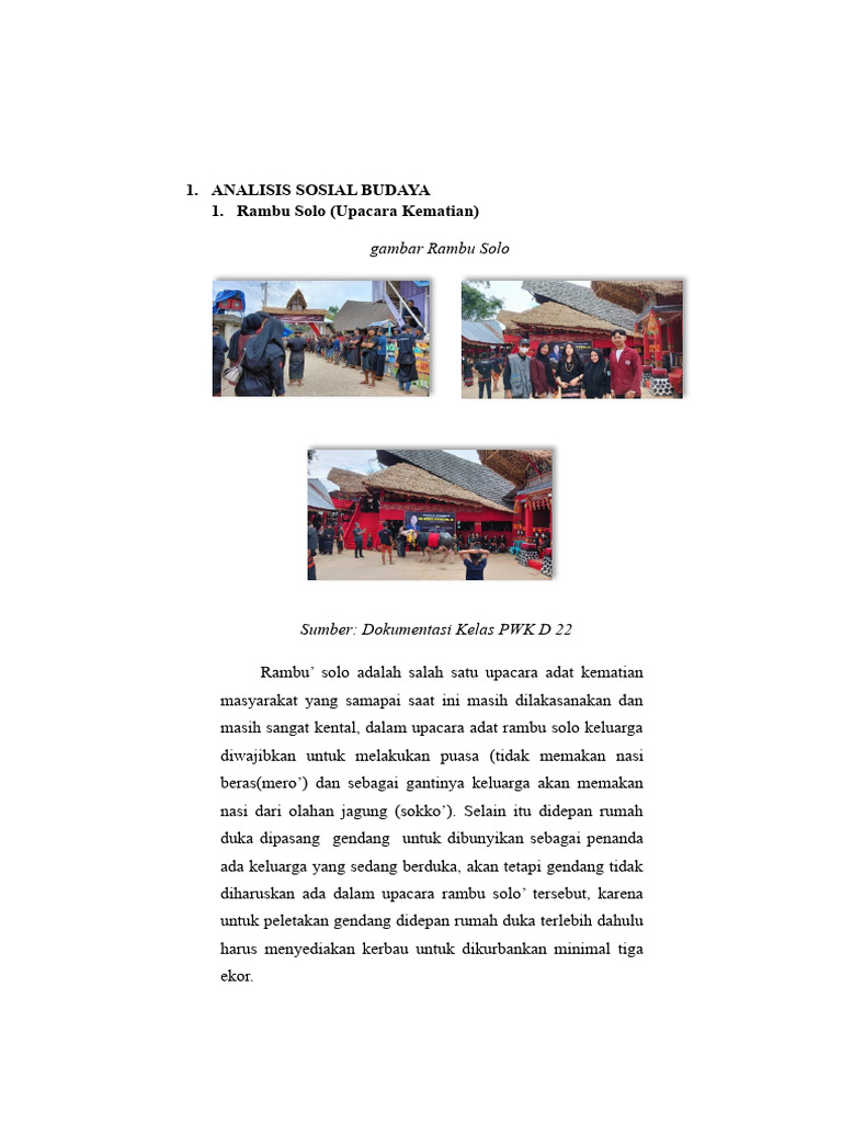Analisis Sosial Budaya | PDF