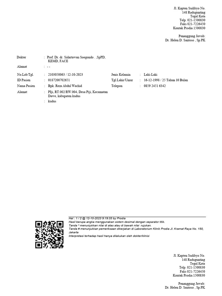 Lab - Result-2103050063 Reza Abdul | PDF