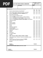 Ceiling Works Inspection Checklist | PDF