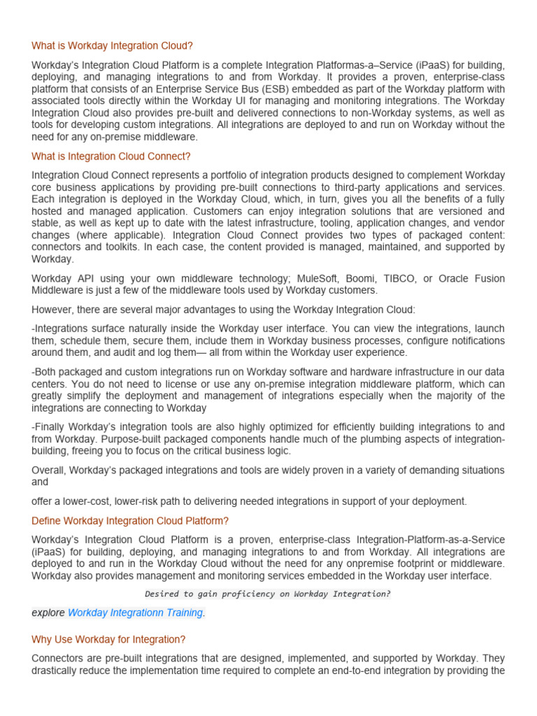 Workday Integration Cloud Overview | PDF | Cloud Computing | Software ...