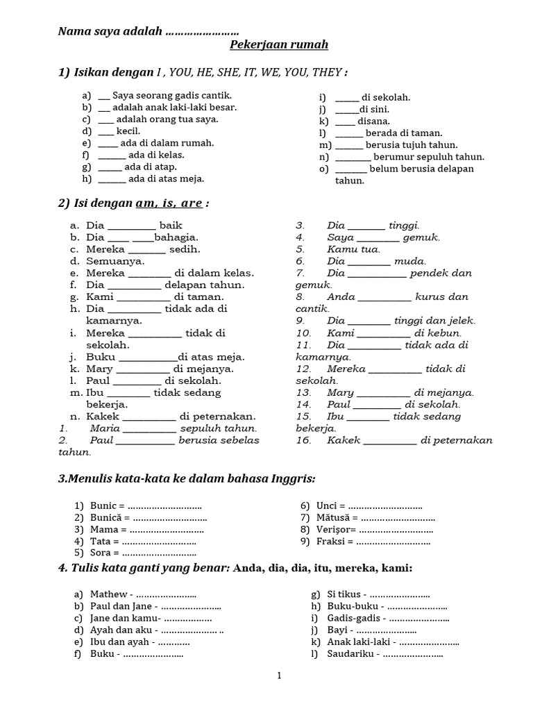 Engleza Fise de Lucru Clasa A 3-A | PDF