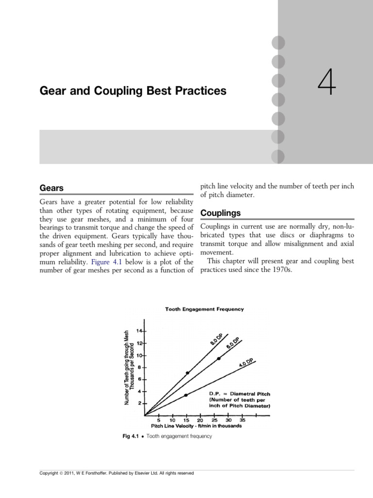 4 - Gear and Coupling Best - 2011 - Forsthoffer S Best Practice Handbook For | PDF | Gear ...