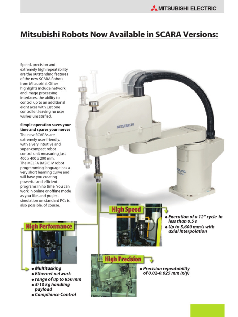 Melfa Scara | PDF | Computer Engineering | Computing