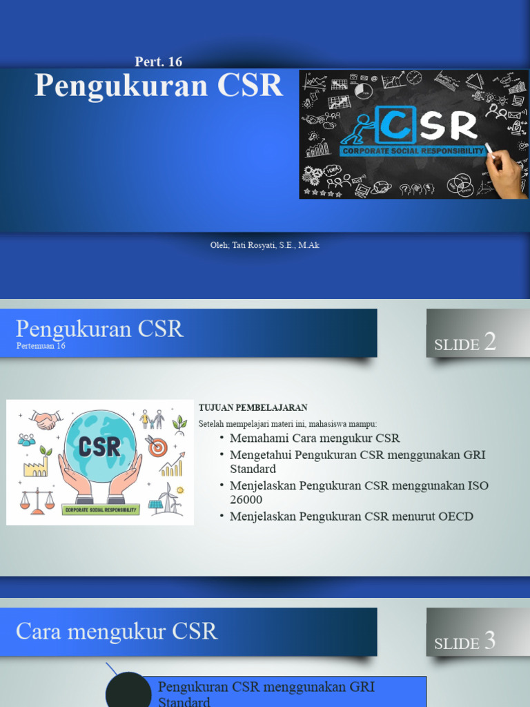 CSR Pert.16 | PDF