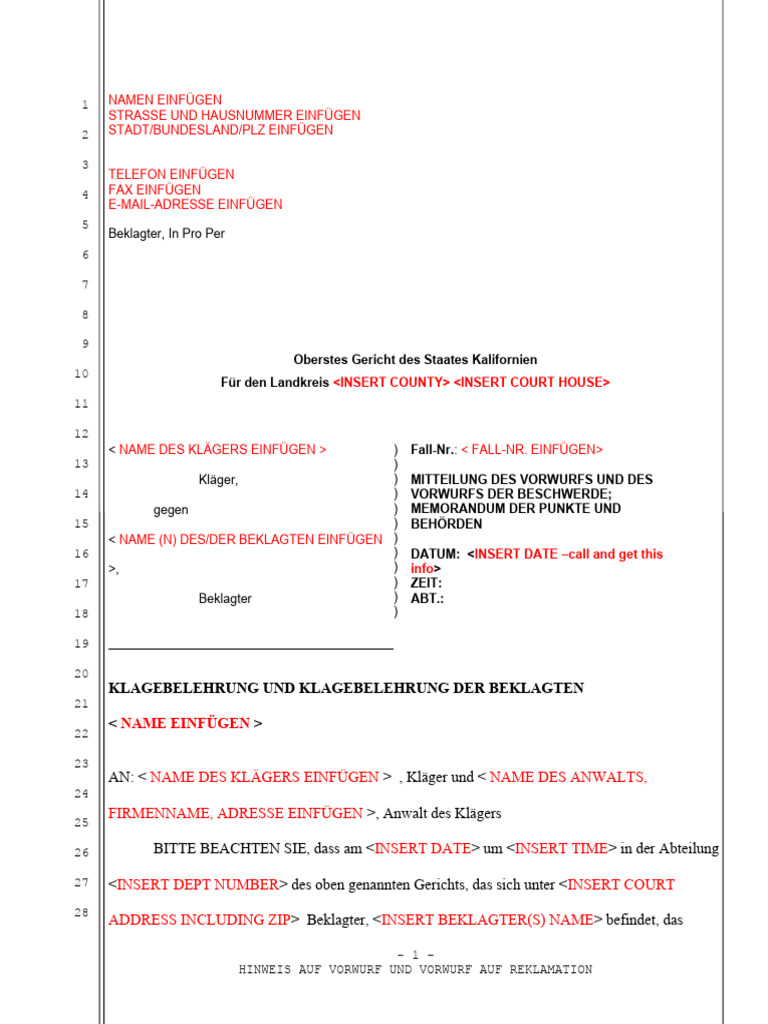 Demurrer To Unlawful Detainer Complaint For California SAMPLE | PDF