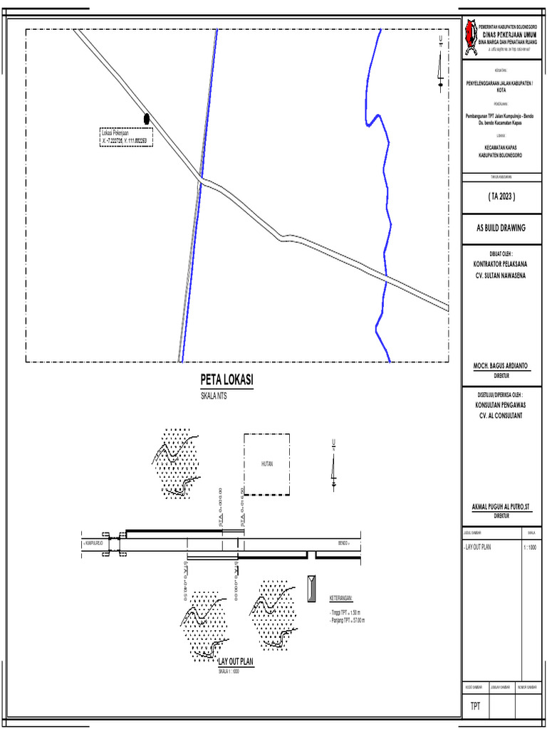 AS BUILD Pembangunan TPT Jalan Kumpulrejo - Bendo Ds - Bendo Kacamatan ...