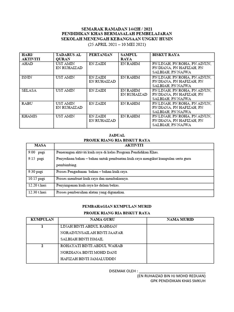 Semarak Ramadan 1442H | PDF