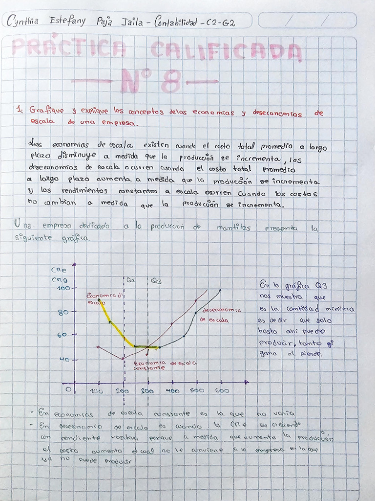 Práctica Calificada N 8 | PDF