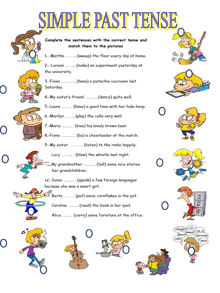 Simple Past Tense Tests - 82004 | PDF