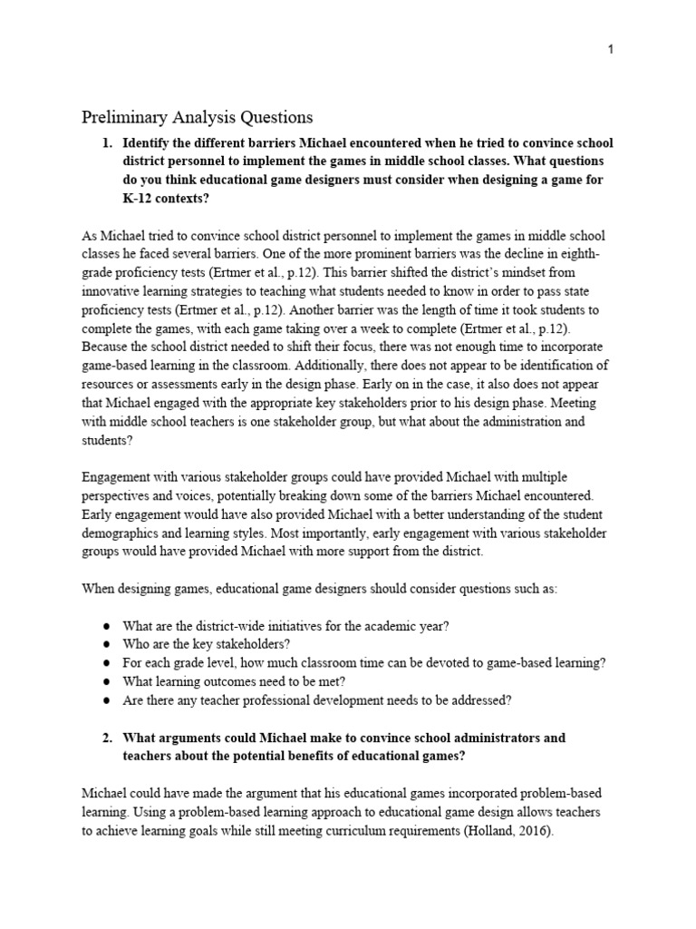 Week 3 Case Study Team 1 Assignment Alexis Bollin Sandra Rogel Ana ...