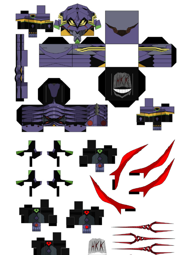 Evangelion 13 Paper Toy Paper Craft | PDF