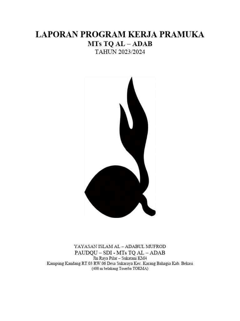 Laporan Program Kerja Pramuka 2023/2024 | PDF | Agama & Spiritualitas