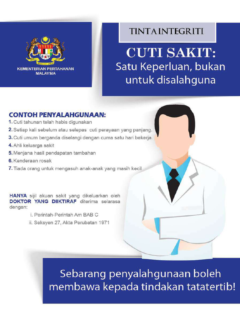 1.CUTI SAKIt Bukan Untuk Disalahguna-01 | PDF