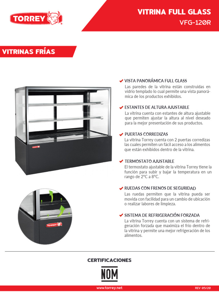 Vitrina Torrey | PDF | Lentes | Termostato