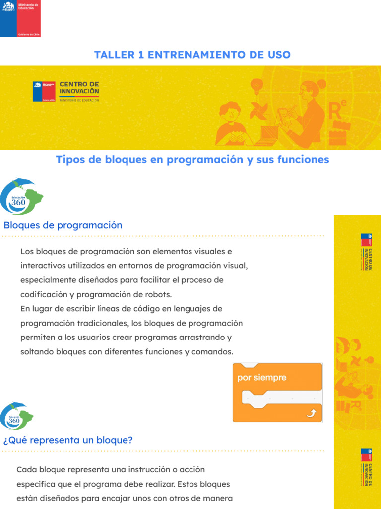 Tipos de bloques en programación | PDF | Programación de computadoras ...