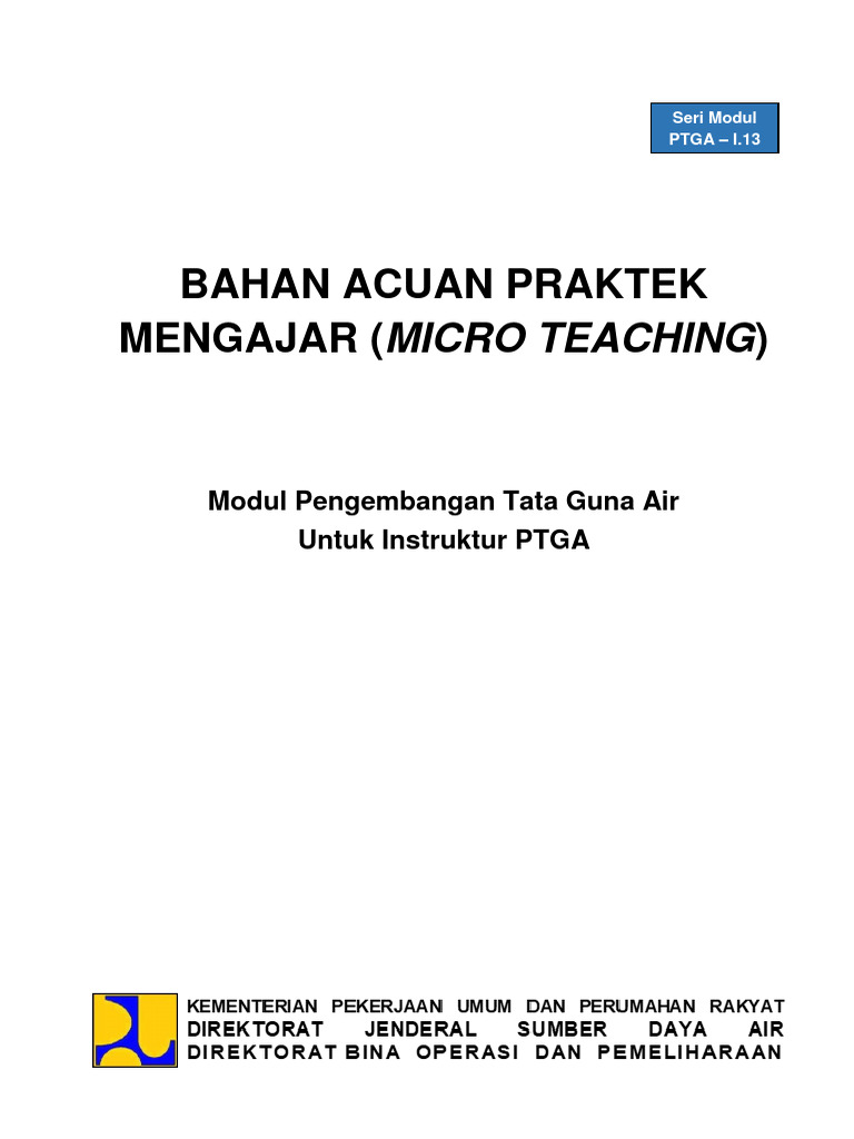 eb958_9._Modul_Bahan_Acuan_Praktek_Mengajar__Micro_Teaching__081020 | PDF