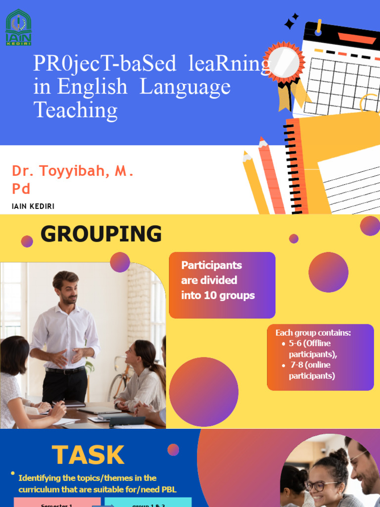 Project Based Learning in ELT by Bu Toyyibah | PDF | Project Based ...