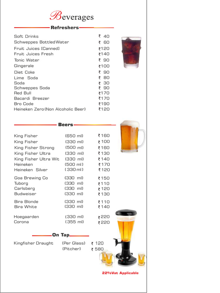 Bar Menu | PDF