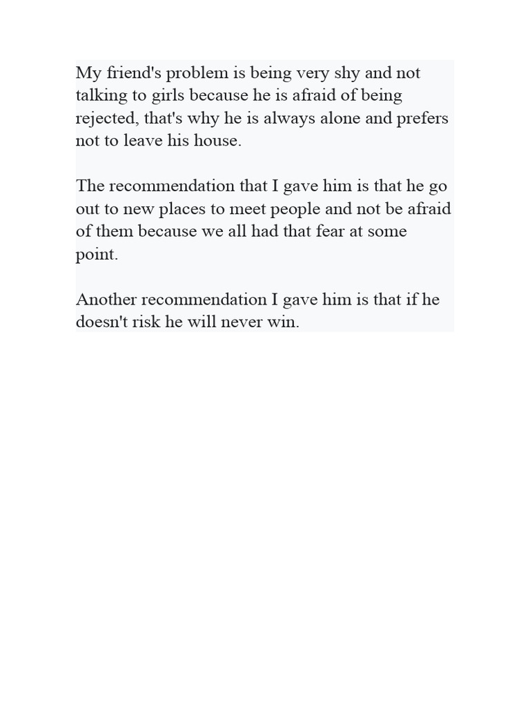 My Friend | PDF