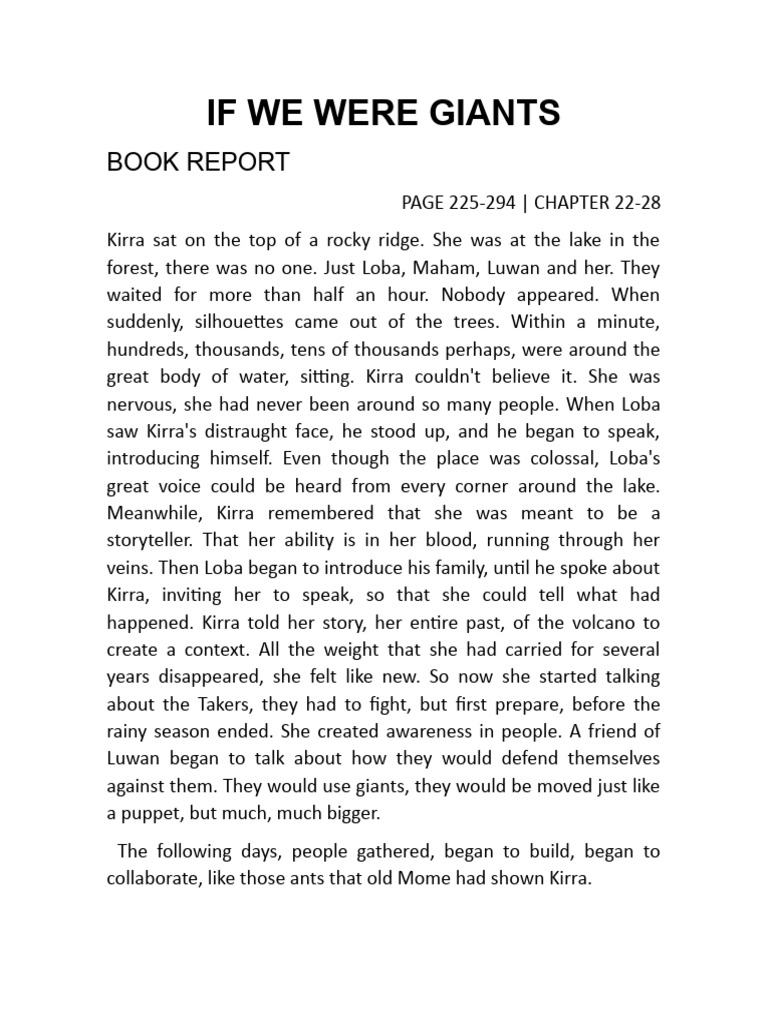 If We Were Giants | PDF