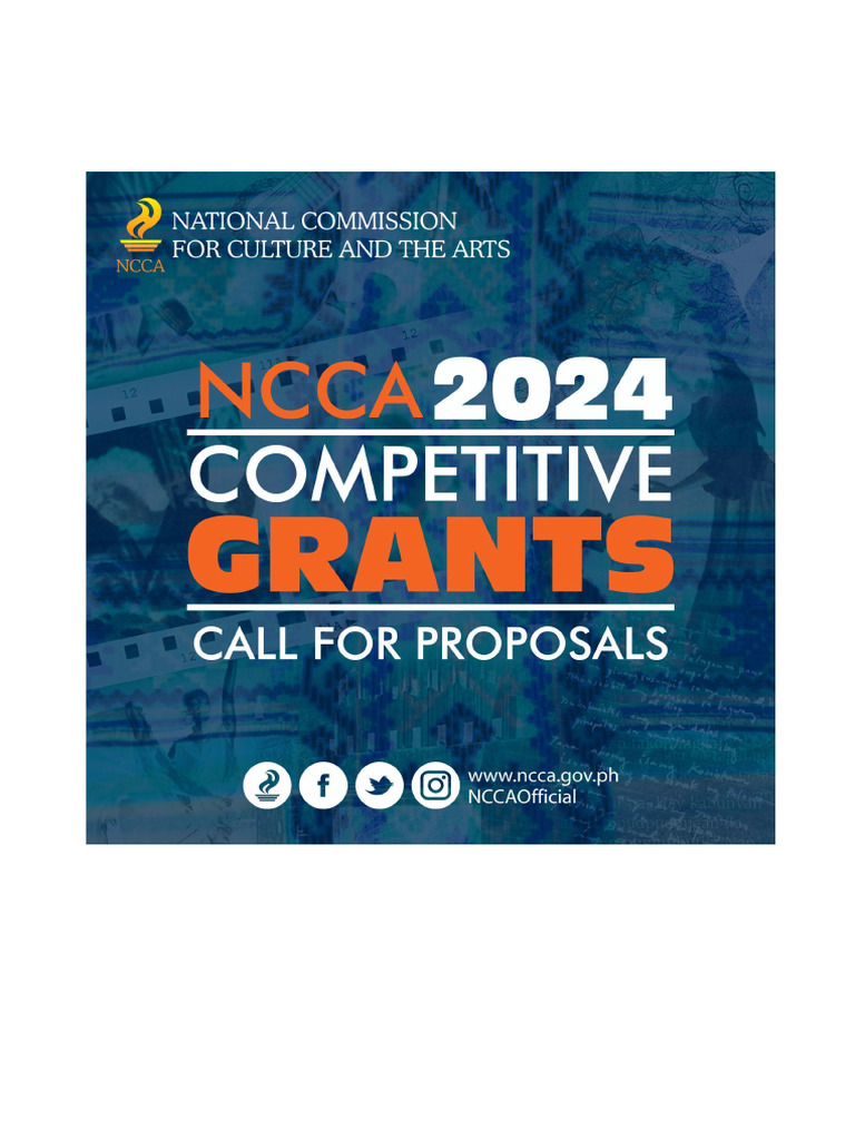 Final 2024 Ncca Call For Proposals | PDF | Home & Garden | Art