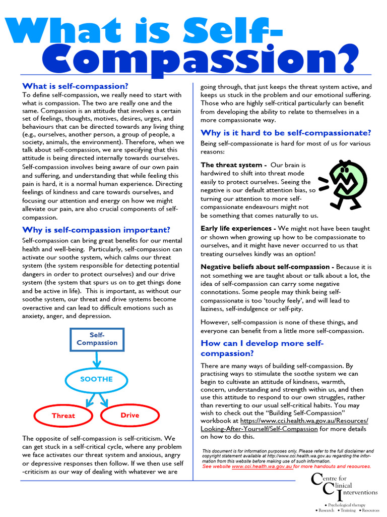 Info What Is Self Compassion | PDF | Compassion | Suffering