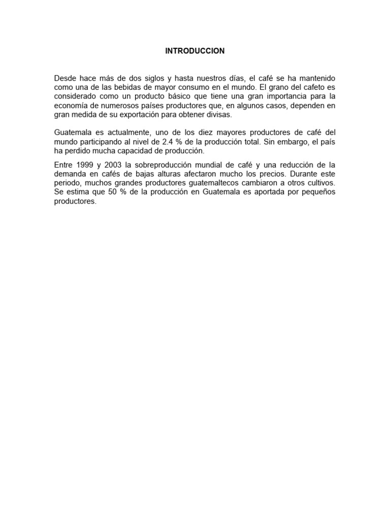 Historia Del Café Pdf Café Raíz