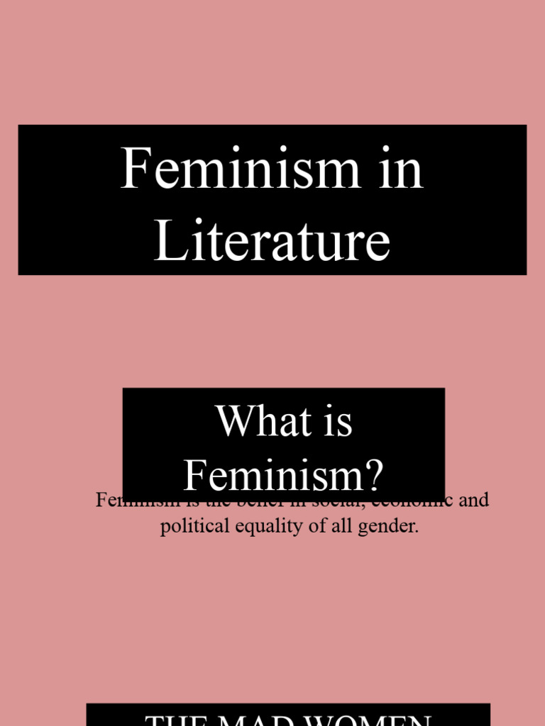 Evolution of Feminism in Literature | PDF | Gender Studies | Feminism