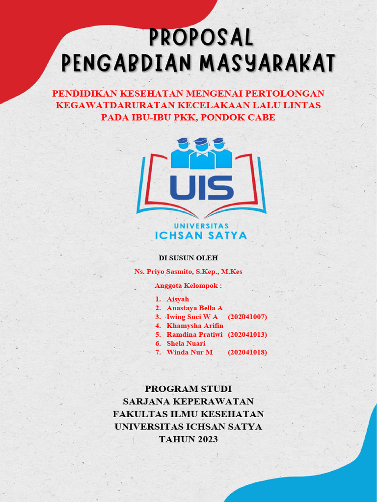 FORMAT PROPOSAL PKM DAN LEMBAR PENGESAHAN | PDF