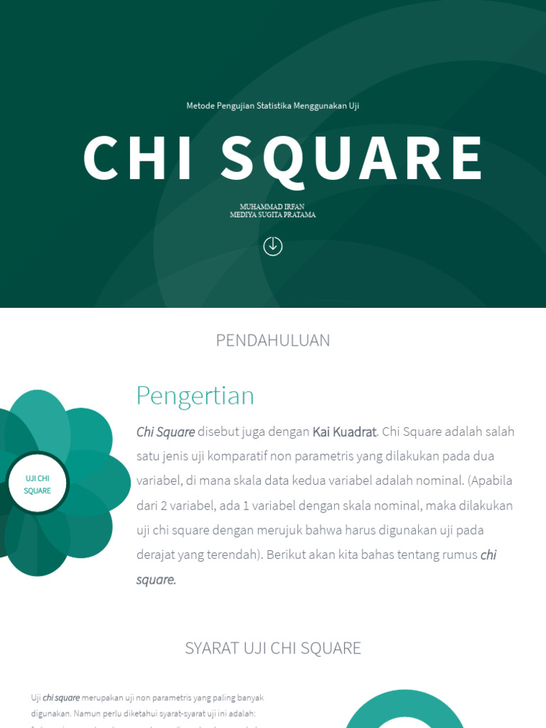 Chi Square | PDF | Metode & Bahan Ajar