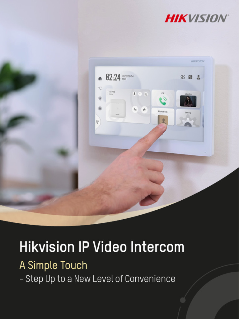 IP Video Intercom Brochure 210x285mm | PDF