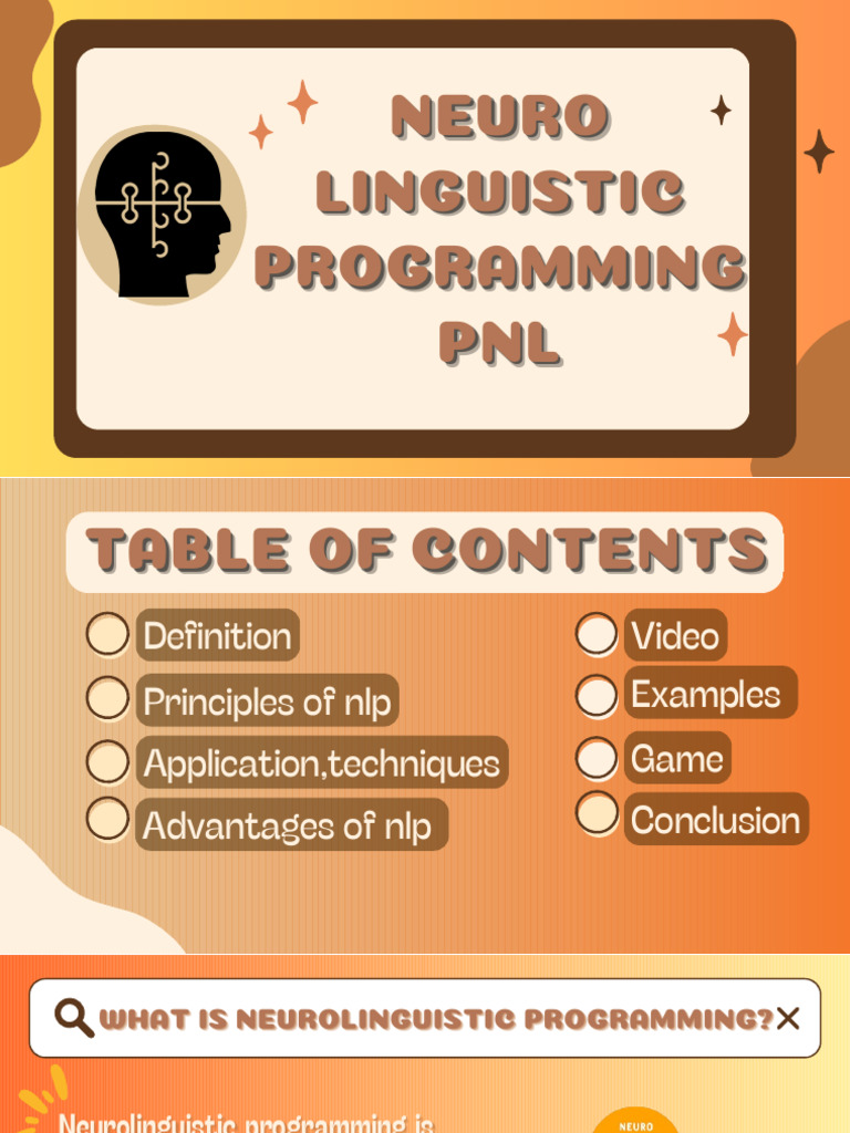 NLP Techniques for Learning English | PDF | Neuro Linguistic ...