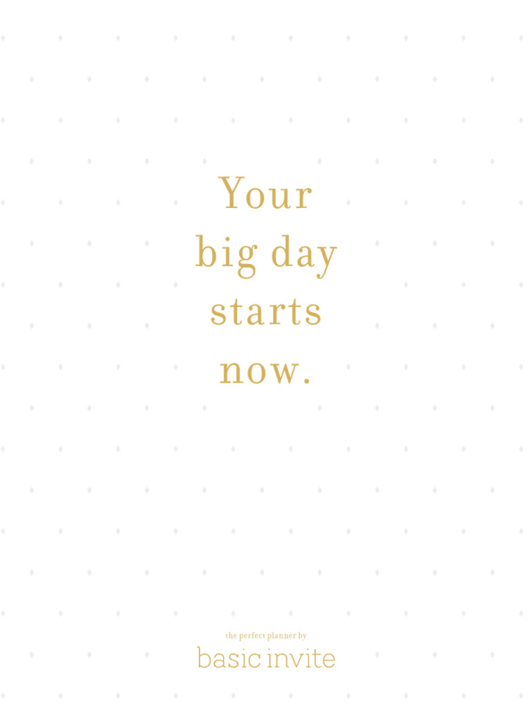 The Perfect Planner by Basic Invite | PDF