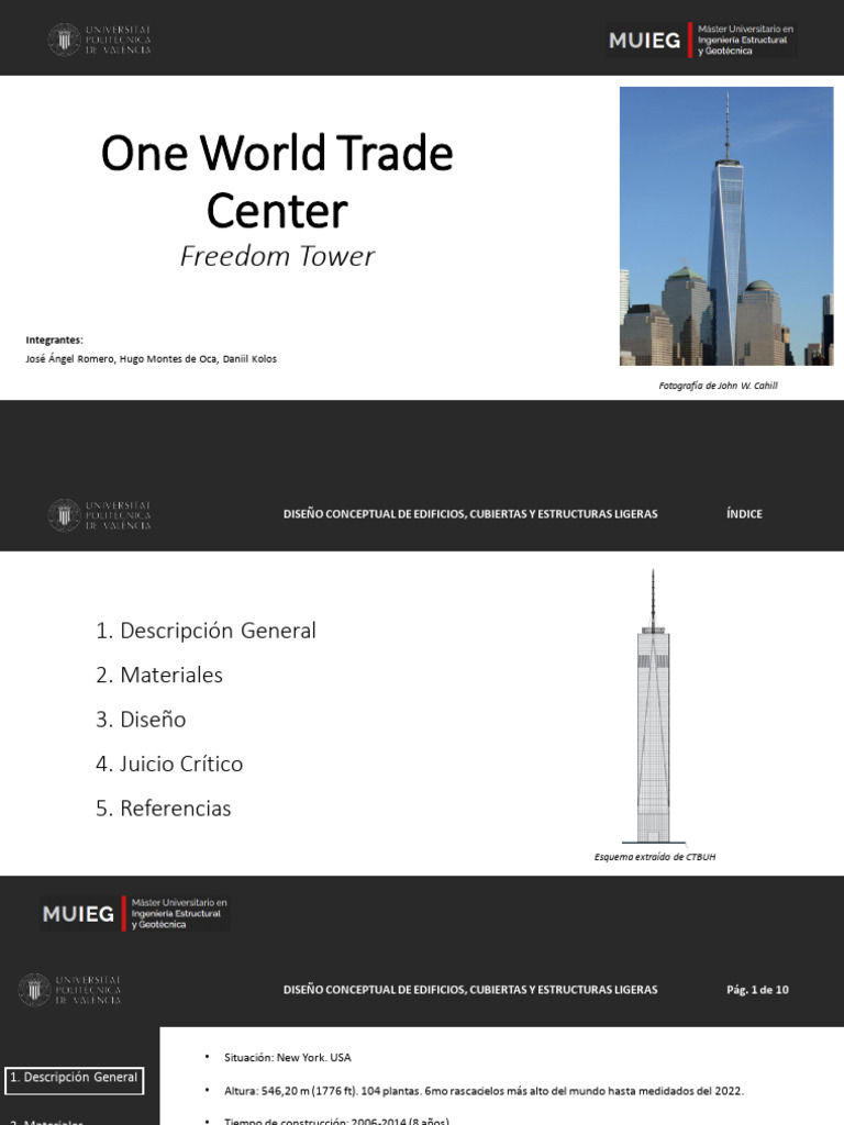 One World Trade Center | PDF | Ingeniería estructural | Ingeniería de ...
