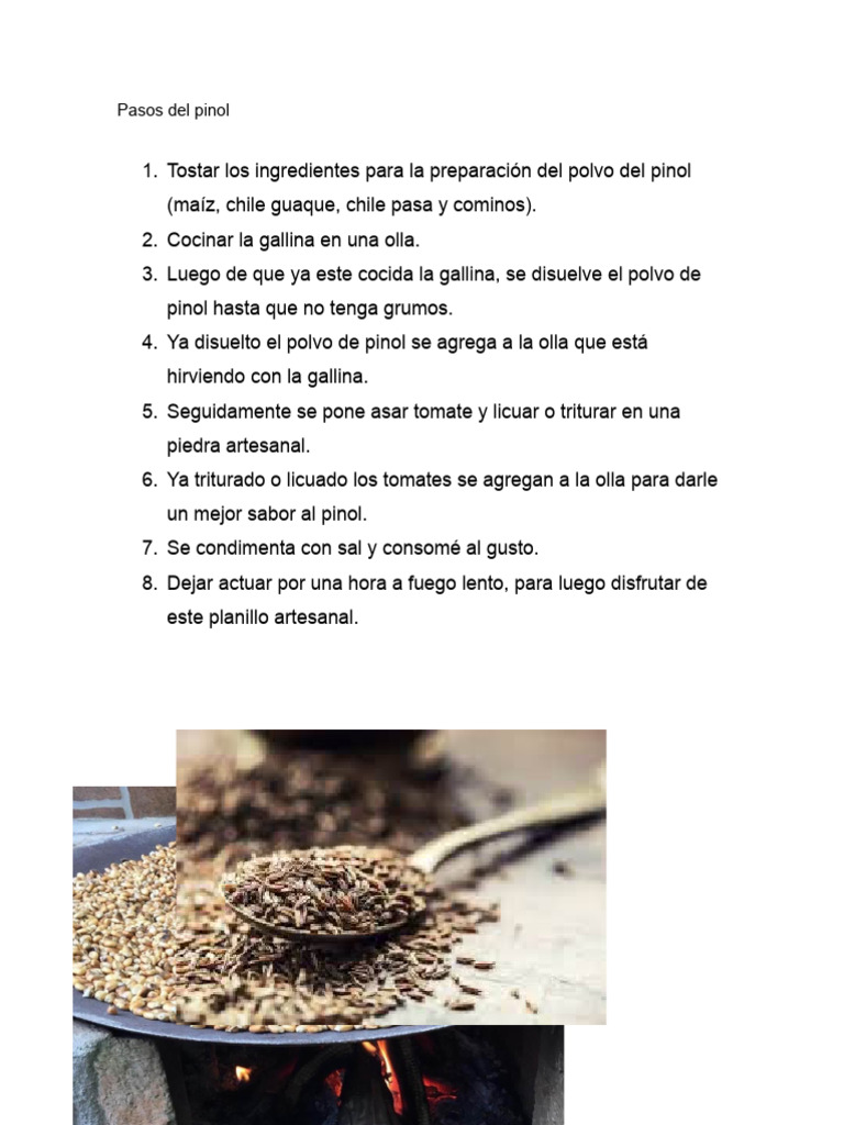 Pasos del pinol | PDF