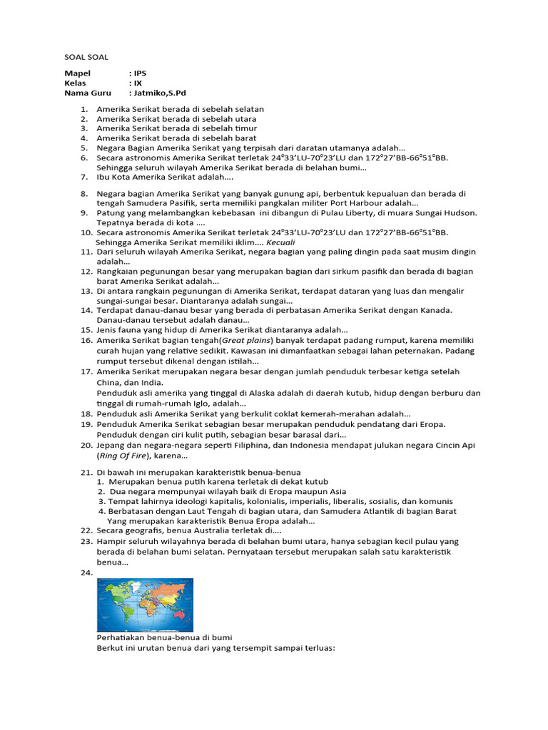 Soal Soal P.JK | PDF | Politik | Sejarah