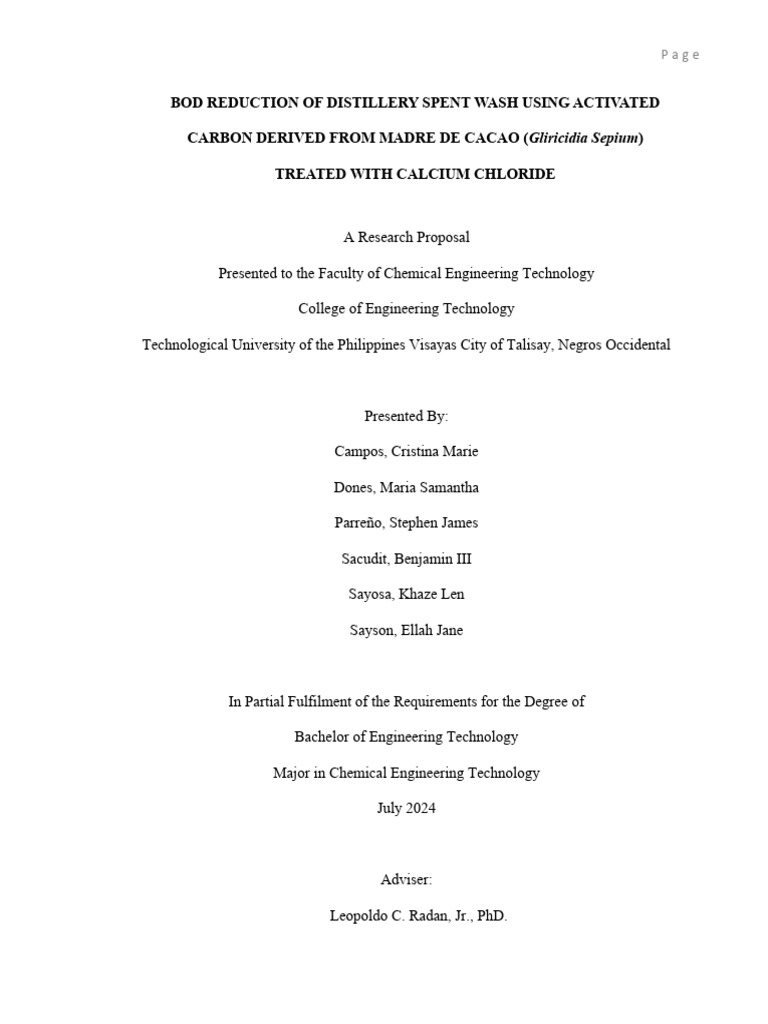 BOD Reduction of Distillery Spent Wash | PDF | Sewage Treatment ...