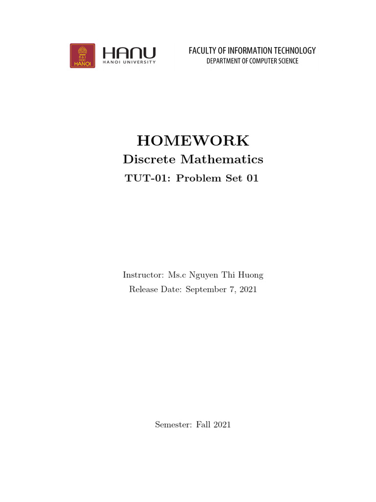 D MP Homework 01 | PDF