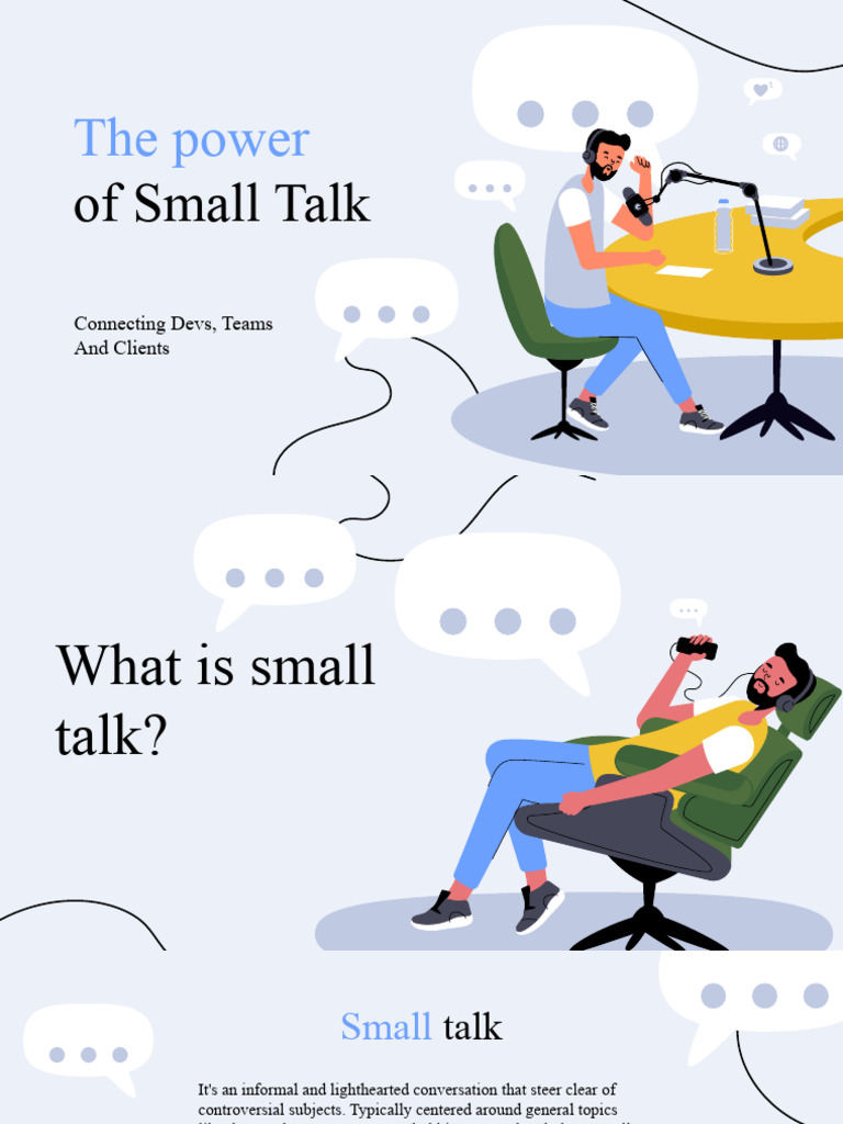 Small Talk | PDF