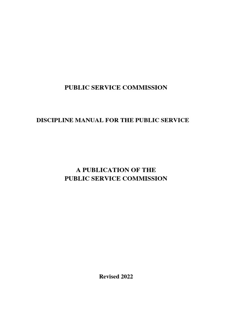 Signed Discipline Manual Revised 2022 | PDF | Disciplines | Crimes