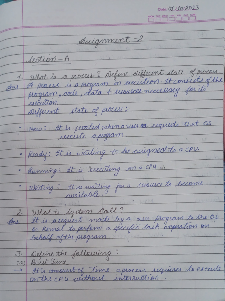 OS Assignment-2 | PDF