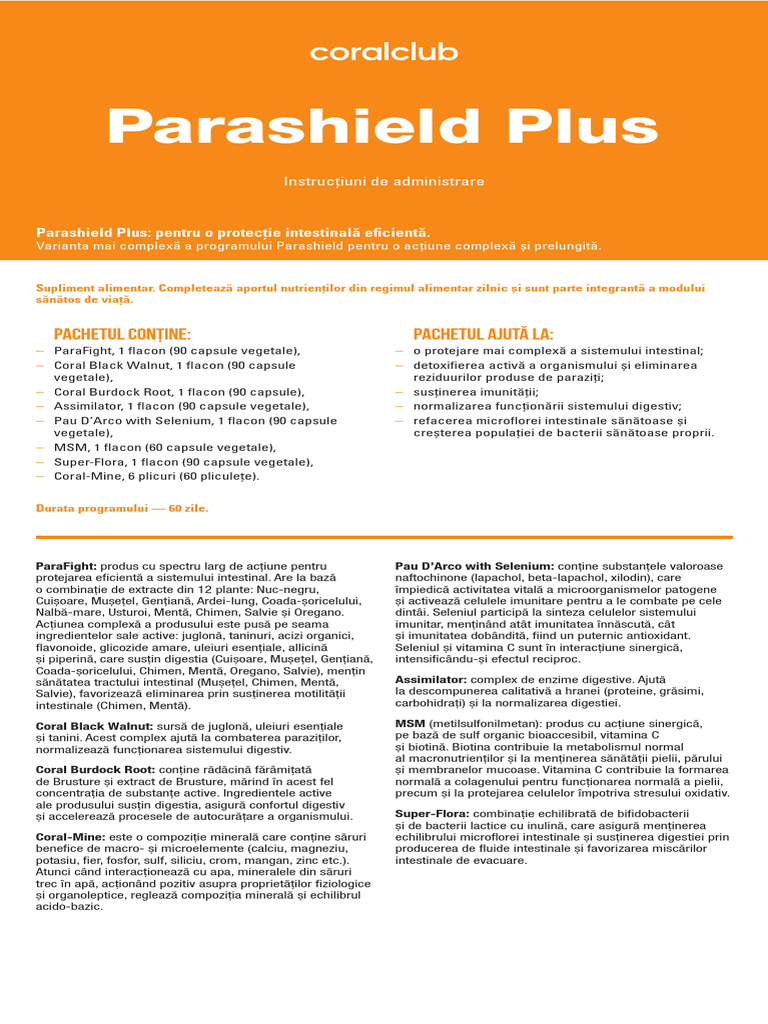 Instruction Parashield Plus | PDF