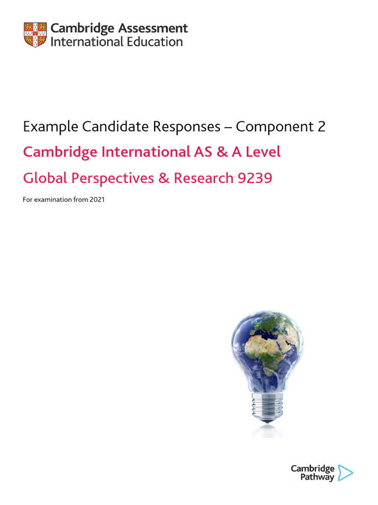 Example Candidate Response - GPR | PDF