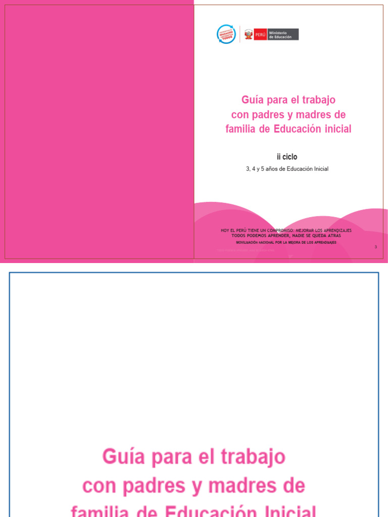 Guía para El Trabajo Con Padres y Madres de Familia de Educación ...